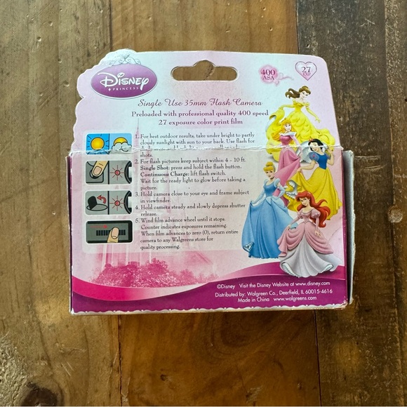 Disney | Cameras, Photo & Video | Disney Princess Disposable Single Use ...